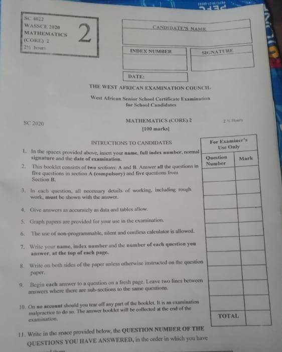 WAEC Denies Leakage Of 2020 WASSCE Exam Questions