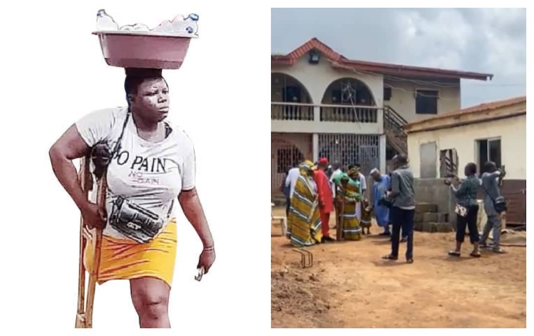 Lagos Amputee Hawker Unveils N17 Million House